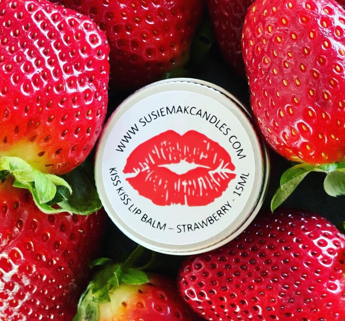 Lip Balm - Strawberry – Susie Mak Candles